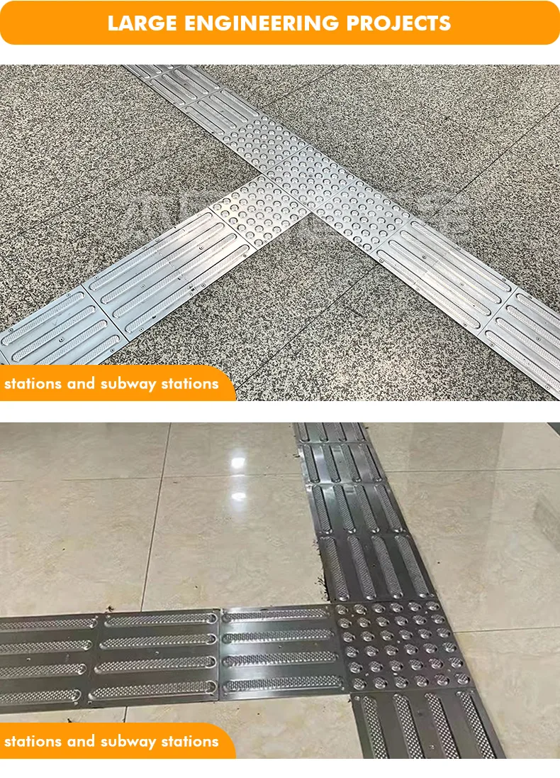 Stainless Steel Tactile Paving Tiles 304 Stainless Steel Tactile Paving ...